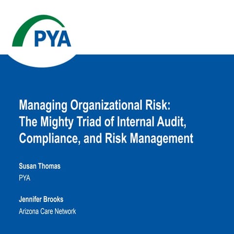 Pp the three lines of defense in effective risk management and control ...