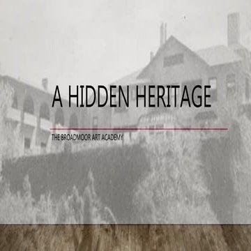 A hidden heritage | PPTX