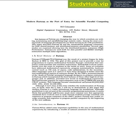 A High Dimensional Array Assignment Method For Parallel Computing Systems Pdf