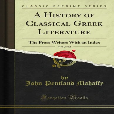 A history of_classical_greek_literature_v2_1000104793 (1) | PDF