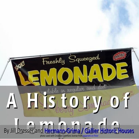 A history of lemonade | PPT