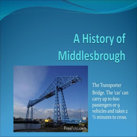 A history of middlesbrough | PPT