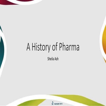 A history of pharma v1 | PPTX