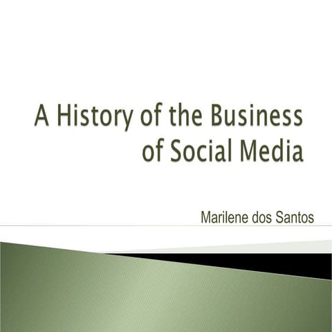 The brief history of social media | PPTX