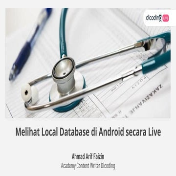 Melihat Local Database di Android secara Live - Ahmad Arif Faizin ...