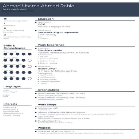 Ahmad Usama's résumé | PDF