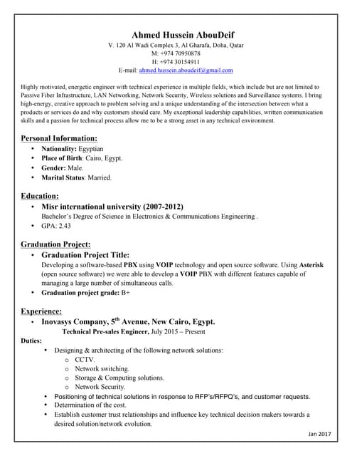 Hatem yassin cv | PDF