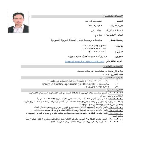 Ahmed desouky cv | PDF