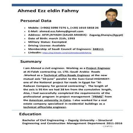 Jr. Civil Engineer Portfolio | PDF