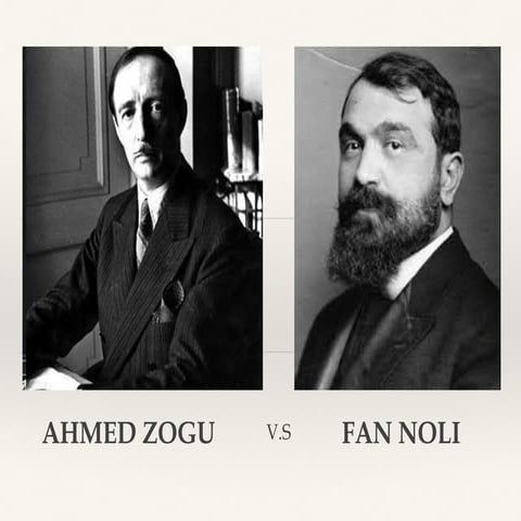 Ahmed Zogu vs Fan Noli | PPT