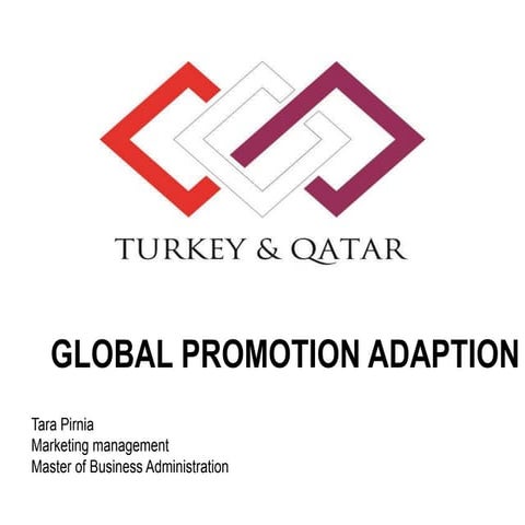 Global Product & Promotion Adaptation | PPT
