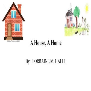 A house, a home poem lesson plan | PPTX