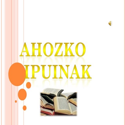 Ahozko Ipuinak | PPT