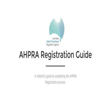 AHPRA Registration Guide - ICE Nurse | PPT