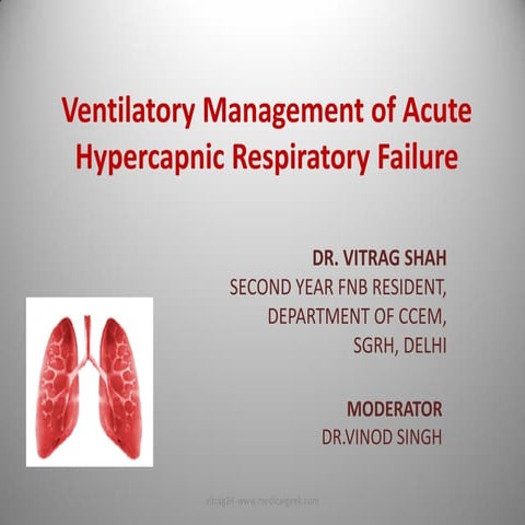 Ventilatory management of Acute Hypercapnic Respiratory Failure | PDF