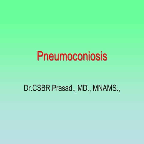 Pneumoconiosis, Lung disease, Dust disease | PPT