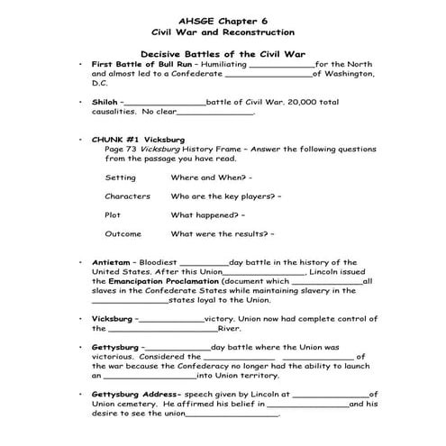 Ahsge chapter 6 Students notes | PDF