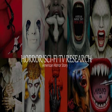 AHS TV TITLE SEQUENCE RESEARCH POWERPOINT | PPTX