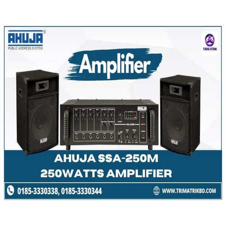 Ahuja SSA-250M 250Watts Amplifier Price in Bangladesh.pdf