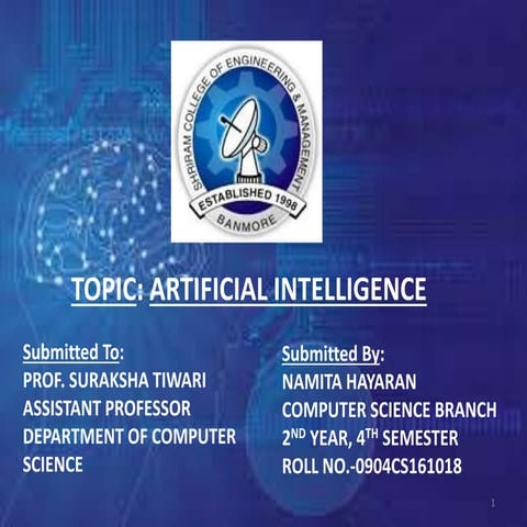 Artificial Intelligence | PPTX