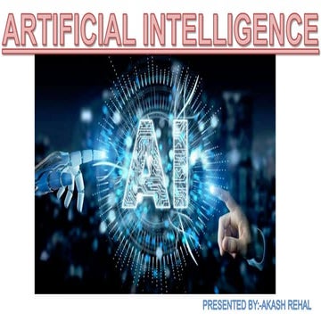 Introduction to Artificial Intelligence | PPT