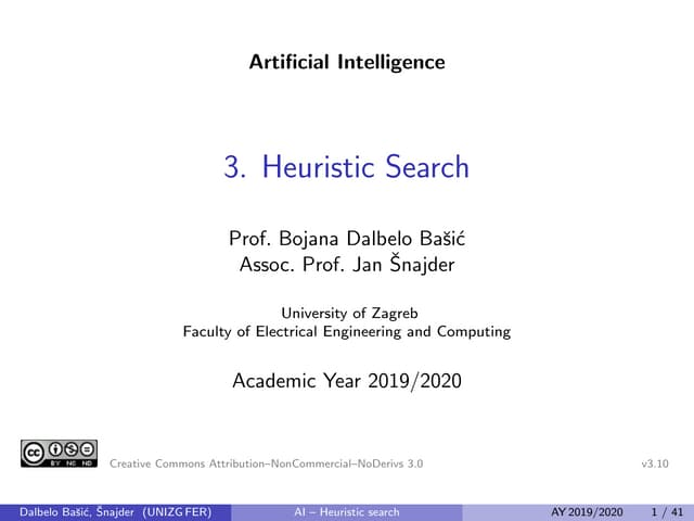 Ai 3 Heuristicsearchpdf