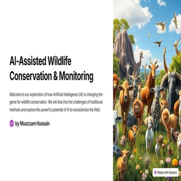 AI-Assisted-Wildlife conservation and whatnot | PDF