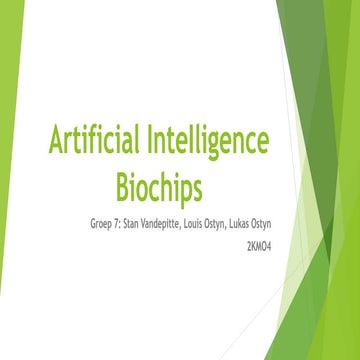 Ai biochips-ppt | PPTX