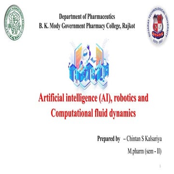Artificial Intelligence Ai Robotics And Computational Fluid Dynamics