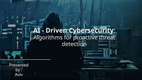 Cybersecurity artificial intelligence presentation | PPTX