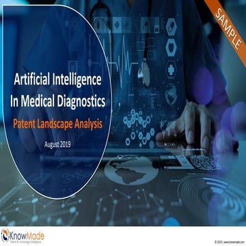 Artifical intelligence in medical diagnostics 2019 patent landscape ...