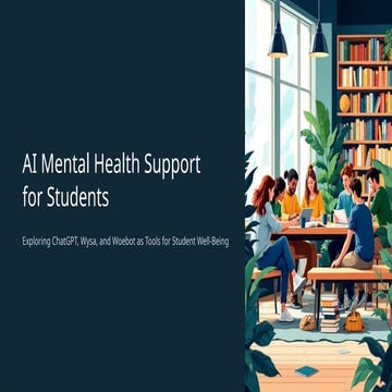 MentalHealthCareChatbot.pptxA mental health chatbot is a conversational ...