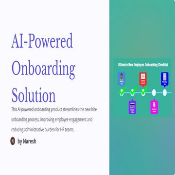 This AI-powered onboarding product streamlines the new hire onboarding ...