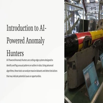 Ai Powered Anomaly Hunters Adaptive Learning Algorithms Scouring The Data Seas Pptx