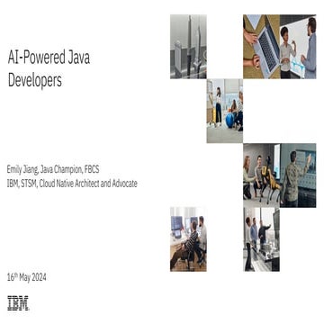 What need to be mastered as AI-Powered Java Developers | PDF | Programming Languages | Computing