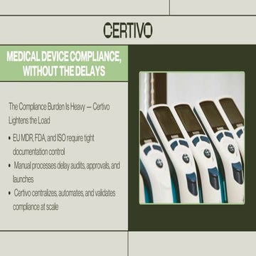 AI-Powered Medical Device Compliance Software for EU MDR, FDA 21 CFR ...