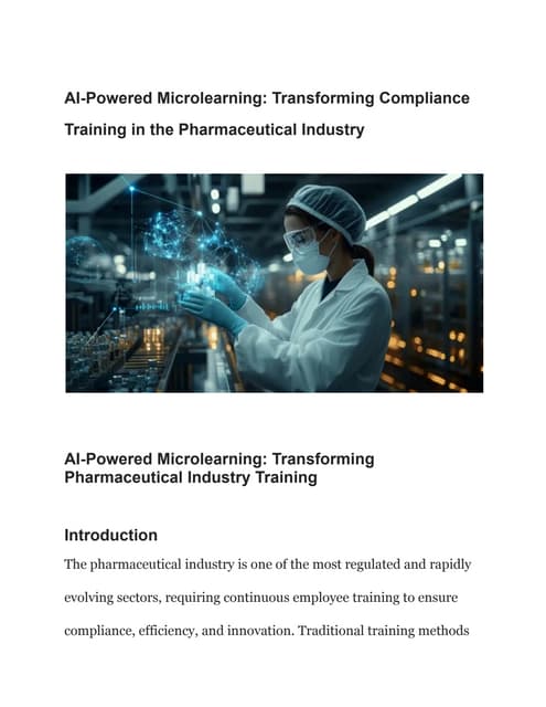 AI and Microlearning_ A Game-Changer for Pharmaceutical Training.pdf