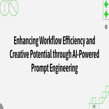 Enhancing Workflow Efficiency and Creative Potential through AI-Powered ...