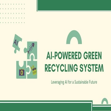 AI-Powered Smart Recycling System- . pdf | PDF
