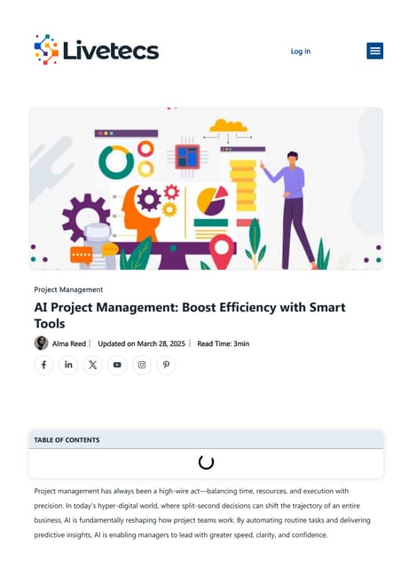 Generative AI in Project Management Trends | PPT