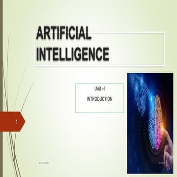 Artificial Intelligence_Introduction | PPTX