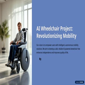 AI Wheelchair Project: Advancing Autonomous Mobility Solutions for ...