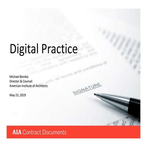AIA BIM Contracts | PDF | Desktop Publishing | Computer Software and ...