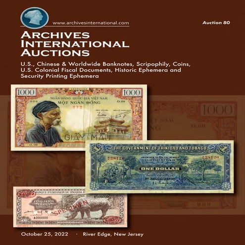 Archives International Auctions, sale 80 | PDF