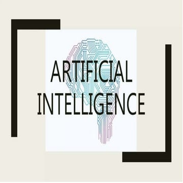 Artificial intelligence and it's use, pros & Cons | PPTX