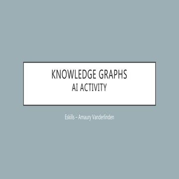 AI Activity - Knowledge Graph | PPT