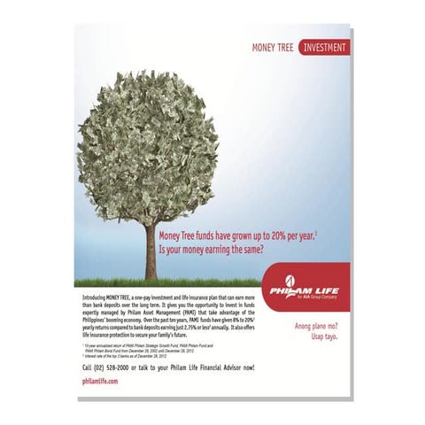 Philamlife's Investment Plan: MONEY TREE | PDF