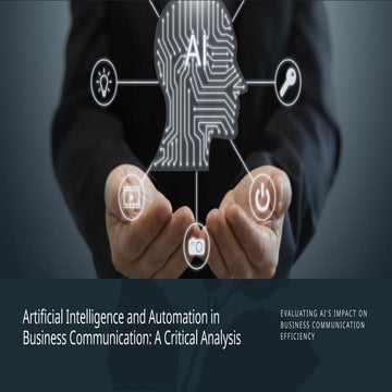 Artificial Intelligence and Automation Transforming Business ...