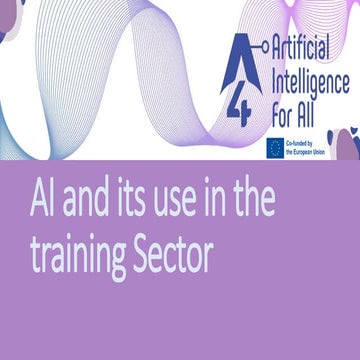 AI and its use in the training Sector.pdf