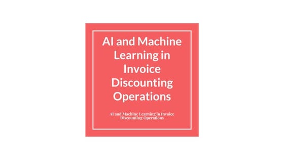 AI in Financial Services: Transforming the Financial Landscape | PPT